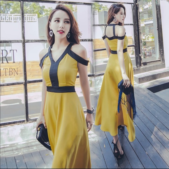 Dresses | Bossy Lady Maxi Dress Off Shoulder With Straps | Poshmark